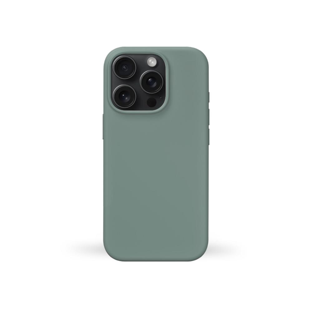 iPhone 16 Pro Case | Premium Silicone | Pale Green | Wireless Charging ...