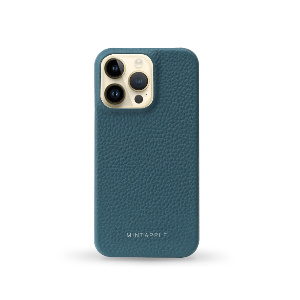 iPhone 14 Pro Case | Top Grain Leather | Teal | MagSafe | Wireless ...